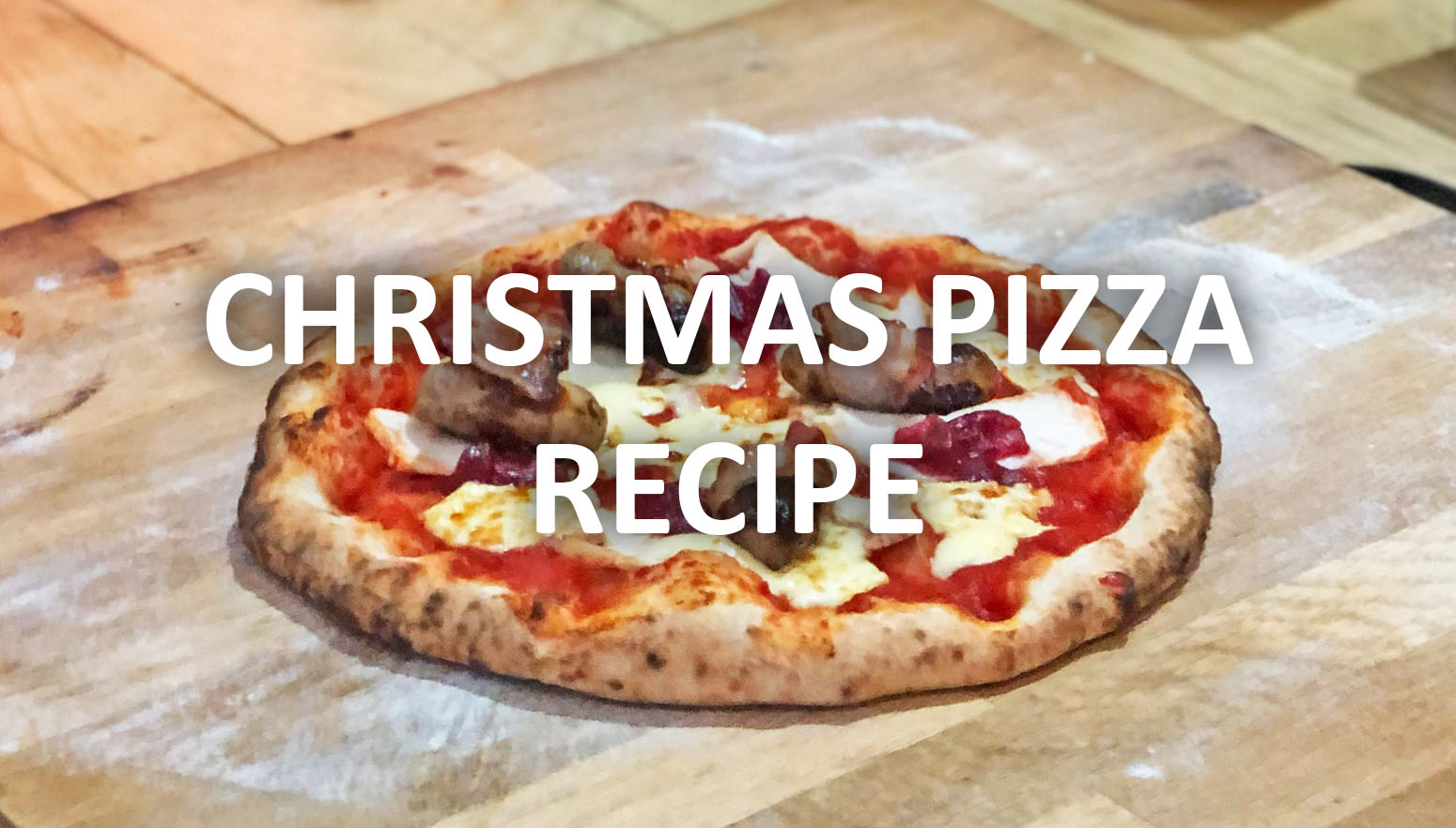 Christmas Pizza Recipe | Igneus Wood Fired Pizza Oven Recipes